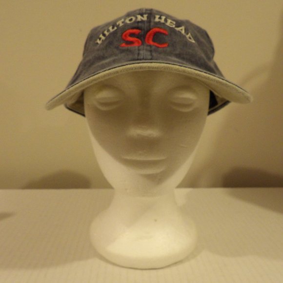 Jhats | Accessories | Jhats Hilton Head Sc Adjustable Denim Ball Cap ...